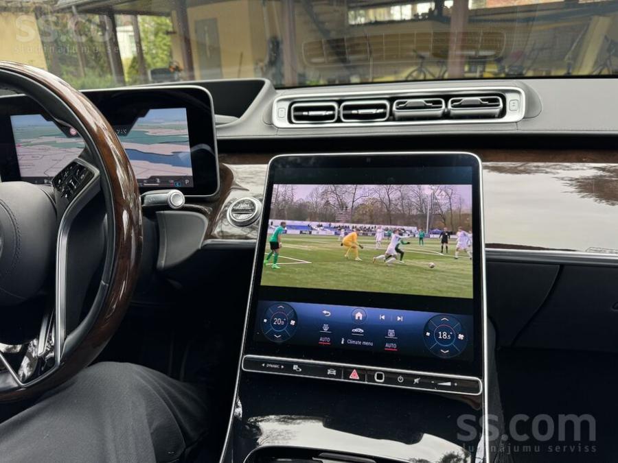 Melns Mercedes-Benz S 400 2021 Rīga, ar dzinēja tilpumu 2.90 L un nobraukumu 120 tūkst. km par 110000 €, foto 12 vietnē AUTOMOTO.COM.LV