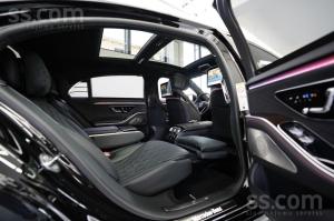 Melns Mercedes-Benz S 400 2021 Rīga, ar dzinēja tilpumu 2.90 L un nobraukumu 120 tūkst. km par 110000 €, foto 23 vietnē AUTOMOTO.COM.LV