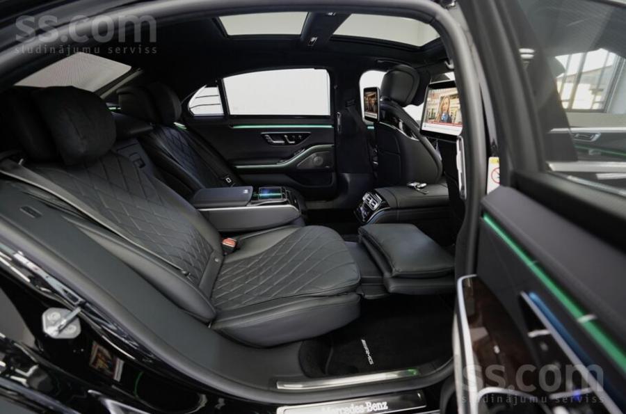 Melns Mercedes-Benz S 400 2021 Rīga, ar dzinēja tilpumu 2.90 L un nobraukumu 120 tūkst. km par 110000 €, foto 32 vietnē AUTOMOTO.COM.LV