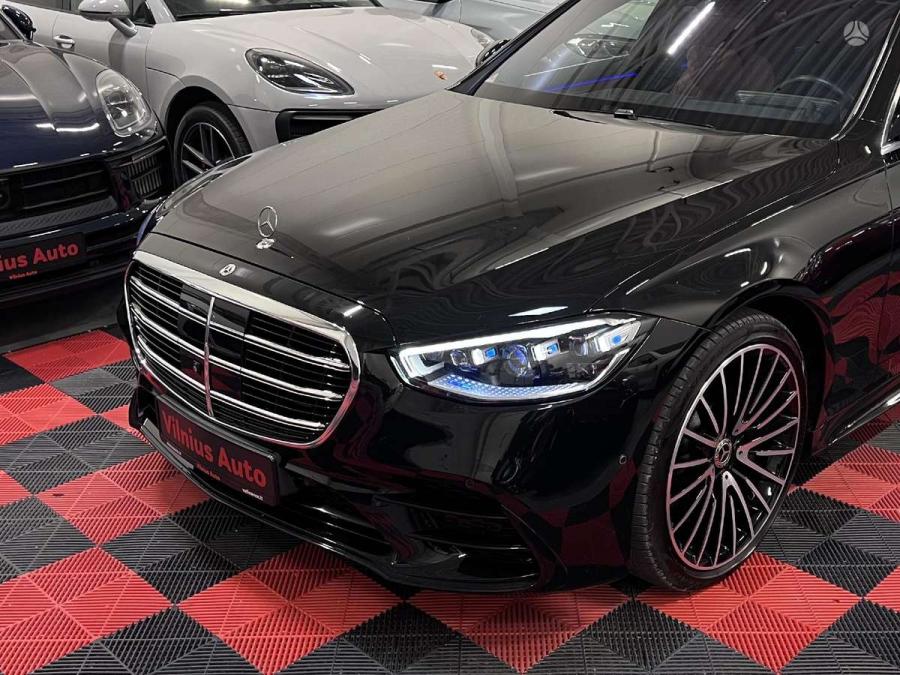 Melns Mercedes-Benz S 400 2021 Viļņa, ar dzinēja tilpumu 2.93 L un nobraukumu 109 tūkst. km par 81000 €, foto 7 vietnē AUTOMOTO.COM.LV