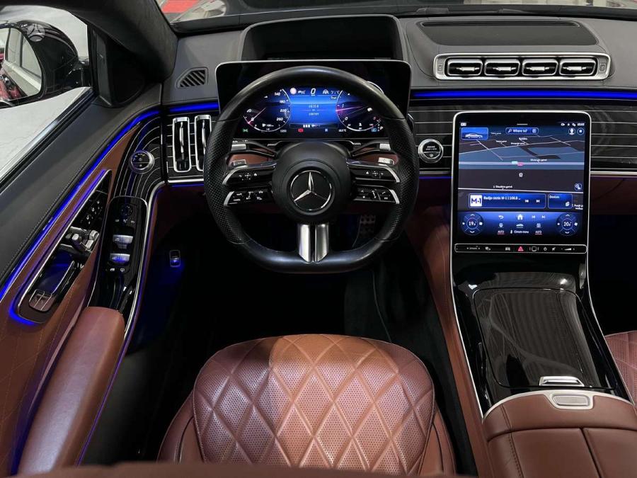 Melns Mercedes-Benz S 400 2021 Viļņa, ar dzinēja tilpumu 2.93 L un nobraukumu 109 tūkst. km par 81000 €, foto 22 vietnē AUTOMOTO.COM.LV