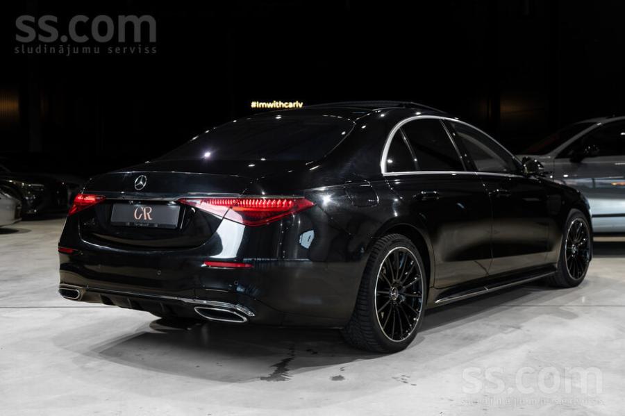 Melns Mercedes-Benz S 400 2021 Rīga, ar dzinēja tilpumu 3.00 L un nobraukumu 59 tūkst. km par 85000 €, foto 5 vietnē AUTOMOTO.COM.LV