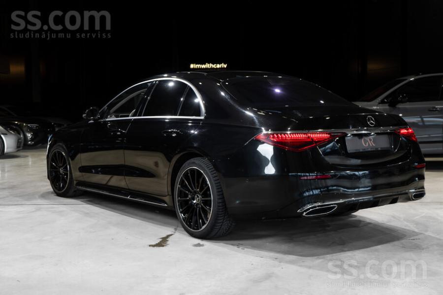Melns Mercedes-Benz S 400 2021 Rīga, ar dzinēja tilpumu 3.00 L un nobraukumu 59 tūkst. km par 85000 €, foto 7 vietnē AUTOMOTO.COM.LV