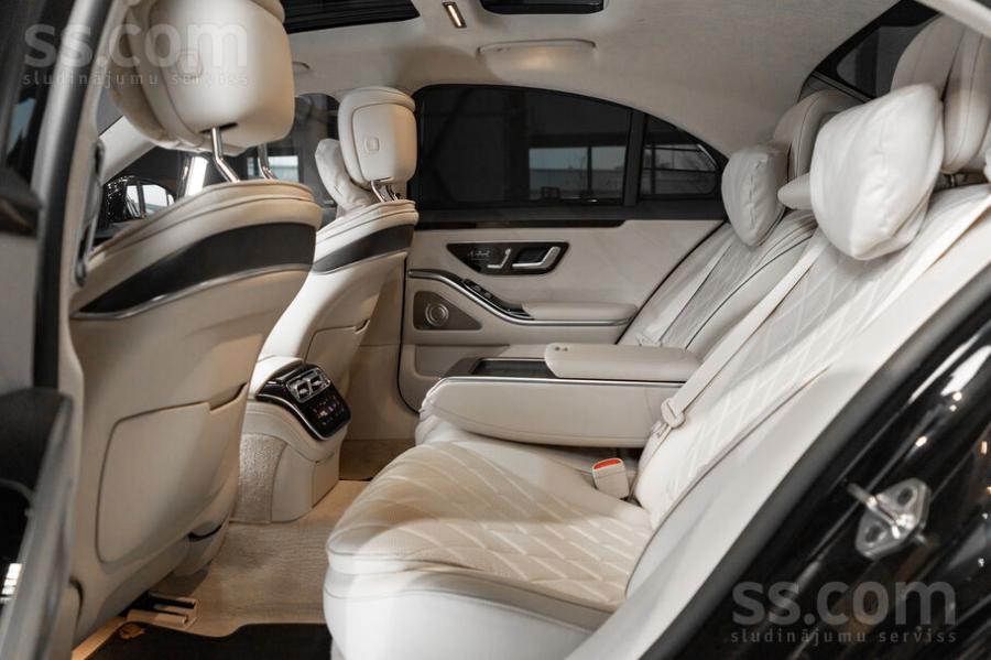 Melns Mercedes-Benz S 400 2021 Rīga, ar dzinēja tilpumu 3.00 L un nobraukumu 59 tūkst. km par 85000 €, foto 14 vietnē AUTOMOTO.COM.LV