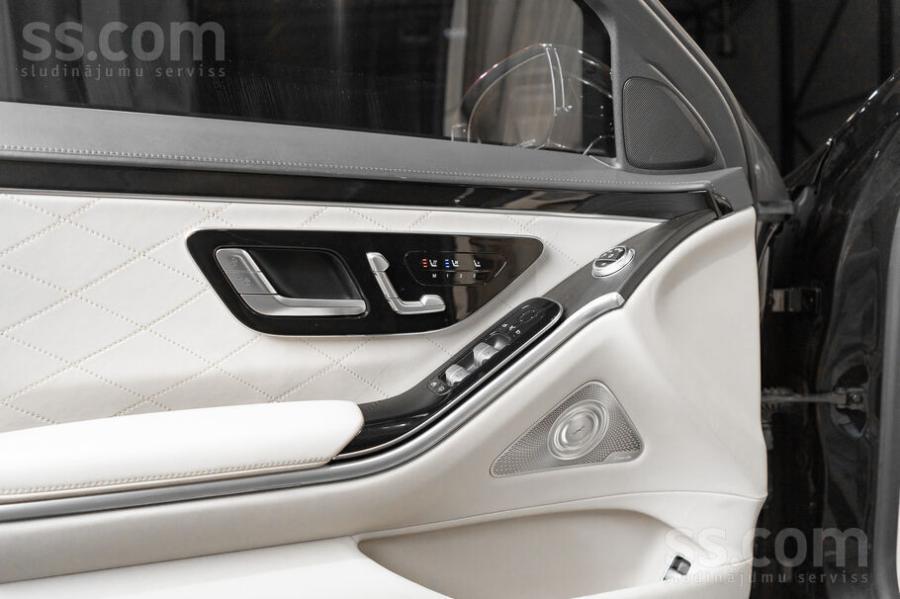 Melns Mercedes-Benz S 400 2021 Rīga, ar dzinēja tilpumu 3.00 L un nobraukumu 59 tūkst. km par 85000 €, foto 17 vietnē AUTOMOTO.COM.LV