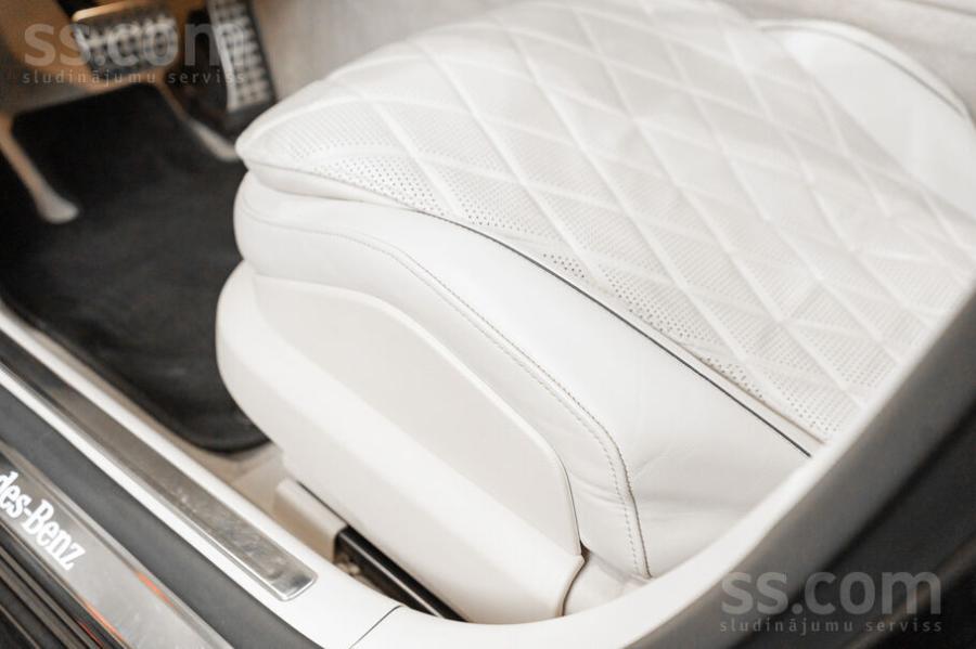 Melns Mercedes-Benz S 400 2021 Rīga, ar dzinēja tilpumu 3.00 L un nobraukumu 59 tūkst. km par 85000 €, foto 20 vietnē AUTOMOTO.COM.LV