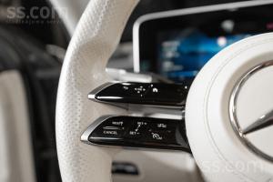 Melns Mercedes-Benz S 400 2021 Rīga, ar dzinēja tilpumu 3.00 L un nobraukumu 59 tūkst. km par 85000 €, foto 24 vietnē AUTOMOTO.COM.LV