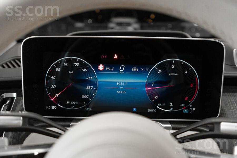 Melns Mercedes-Benz S 400 2021 Rīga, ar dzinēja tilpumu 3.00 L un nobraukumu 59 tūkst. km par 85000 €, foto 26 vietnē AUTOMOTO.COM.LV