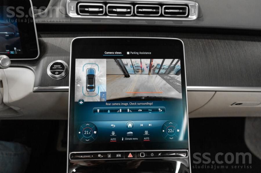 Melns Mercedes-Benz S 400 2021 Rīga, ar dzinēja tilpumu 3.00 L un nobraukumu 59 tūkst. km par 85000 €, foto 28 vietnē AUTOMOTO.COM.LV