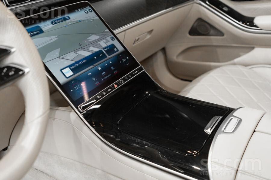 Melns Mercedes-Benz S 400 2021 Rīga, ar dzinēja tilpumu 3.00 L un nobraukumu 59 tūkst. km par 85000 €, foto 30 vietnē AUTOMOTO.COM.LV