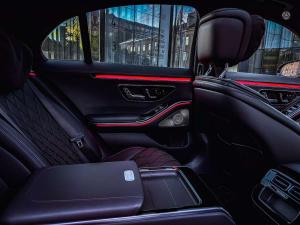 Black Mercedes-Benz S 400 2021 in Vilnius, with an engine capacity of 2.93 L and mileage of 128 thousand km for 65500 €, photo 11 on AUTOMOTO.COM.LV