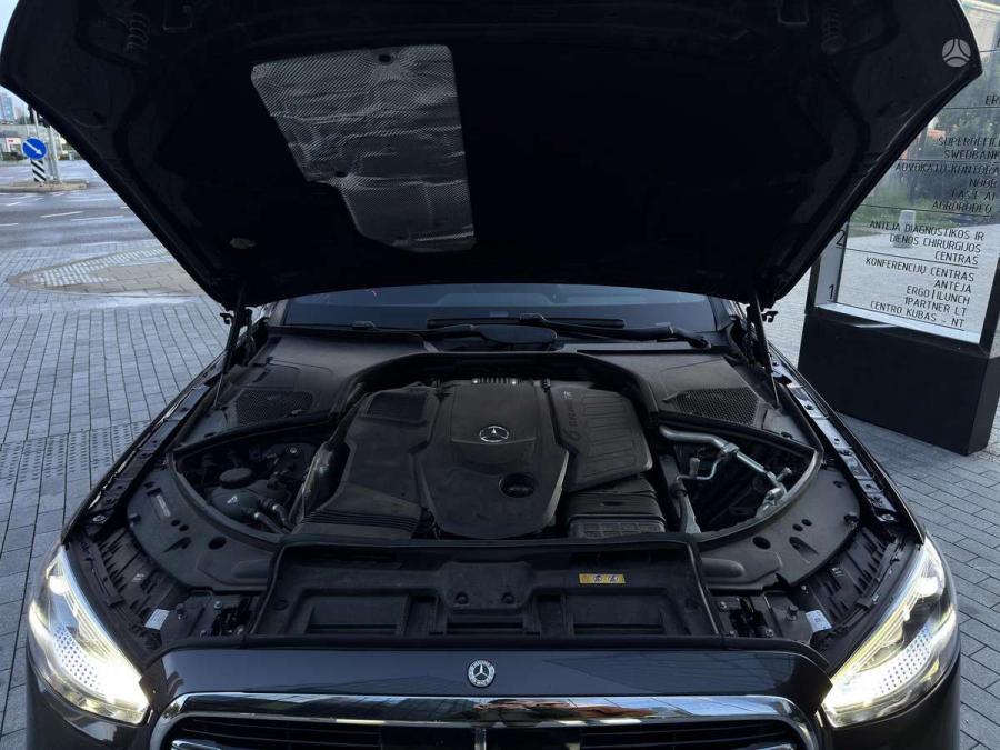 Black Mercedes-Benz S 400 2021 in Vilnius, with an engine capacity of 2.93 L and mileage of 128 thousand km for 65500 €, photo 15 on AUTOMOTO.COM.LV