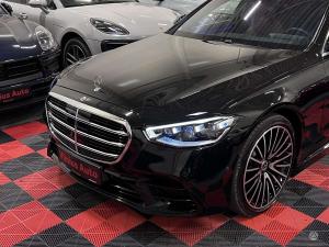 Black Mercedes-Benz S 400 2021 in Vilnius, with an engine capacity of 2.93 L and mileage of 109 thousand km for 80490 €, photo 8 on AUTOMOTO.COM.LV