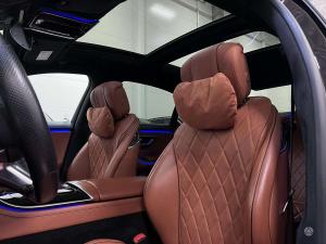 Black Mercedes-Benz S 400 2021 in Vilnius, with an engine capacity of 2.93 L and mileage of 109 thousand km for 80490 €, photo 15 on AUTOMOTO.COM.LV