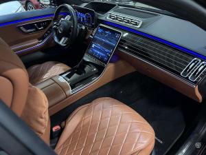 Black Mercedes-Benz S 400 2021 in Vilnius, with an engine capacity of 2.93 L and mileage of 109 thousand km for 80490 €, photo 20 on AUTOMOTO.COM.LV