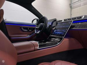 Black Mercedes-Benz S 400 2021 in Vilnius, with an engine capacity of 2.93 L and mileage of 109 thousand km for 80490 €, photo 21 on AUTOMOTO.COM.LV