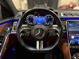 Black Mercedes-Benz S 400 2021 in Vilnius, with an engine capacity of 2.93 L and mileage of 109 thousand km for 80490 €, photo 24 on AUTOMOTO.COM.LV