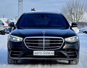 Black Mercedes-Benz S 400 2022 in Taurage, with an engine capacity of 3.00 L and mileage of 73 thousand km for 99999 €, photo  on AUTOMOTO.COM.LV