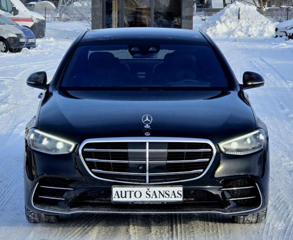Black Mercedes-Benz S 400 2022 in Taurage, with an engine capacity of 3.00 L and mileage of 73 thousand km for 99999 €, photo 2 on AUTOMOTO.COM.LV