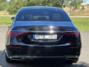 Black Mercedes-Benz S 400 2022 in Vilnius, with an engine capacity of 2.93 L and mileage of 69 thousand km for 83000 €, photo 7 on AUTOMOTO.COM.LV