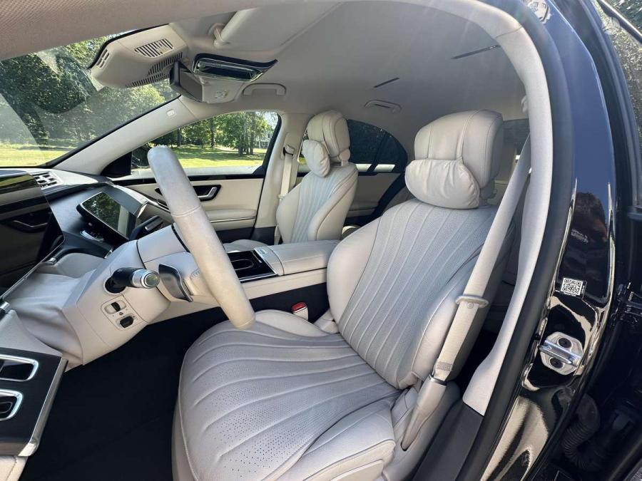 Black Mercedes-Benz S 400 2022 in Vilnius, with an engine capacity of 2.93 L and mileage of 69 thousand km for 83000 €, photo 15 on AUTOMOTO.COM.LV