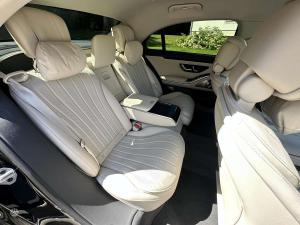 Black Mercedes-Benz S 400 2022 in Vilnius, with an engine capacity of 2.93 L and mileage of 69 thousand km for 83000 €, photo 18 on AUTOMOTO.COM.LV