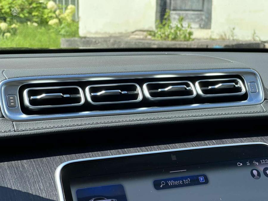 Black Mercedes-Benz S 400 2022 in Vilnius, with an engine capacity of 2.93 L and mileage of 69 thousand km for 83000 €, photo 32 on AUTOMOTO.COM.LV