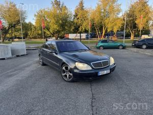 Grey Mercedes-Benz S 400 2001 in Riga, with an engine capacity of 4.00 L and mileage of 380 thousand km for 1400 €, photo  on AUTOMOTO.COM.LV