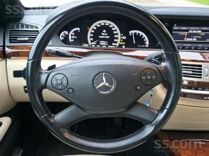Grey Mercedes-Benz S 400 2009 in Riga, with an engine capacity of 3.50 L and mileage of 163 thousand km for 9850 €, photo 13 on AUTOMOTO.COM.LV