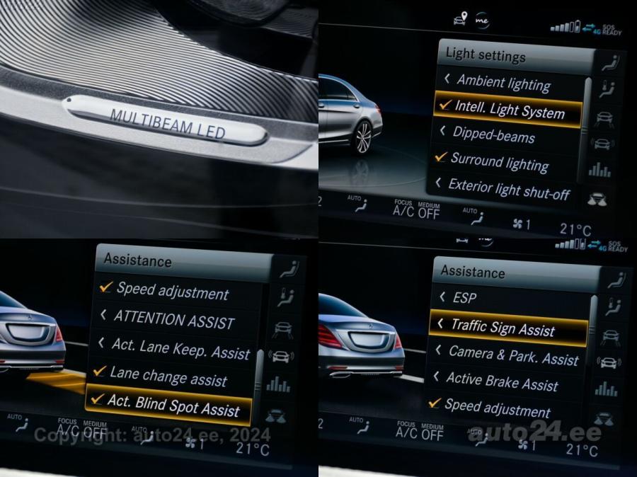 Серый Мерседес С 400 2019 в Таллин, объемом двигателя 2.90 л и пробегом 124 тыс. км за 61990 €, фото 20 на AUTOMOTO.COM.LV