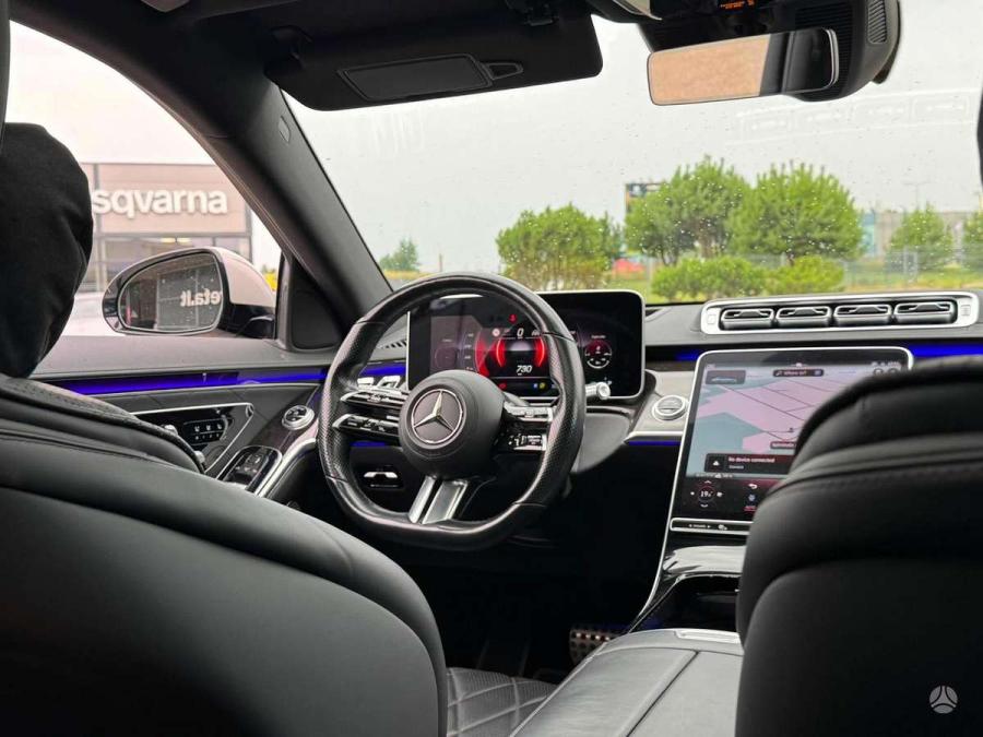 Pelēks Mercedes-Benz S 400 2021 Molėtai, ar dzinēja tilpumu 2.93 L un nobraukumu 310 tūkst. km par 67950 €, foto 20 vietnē AUTOMOTO.COM.LV