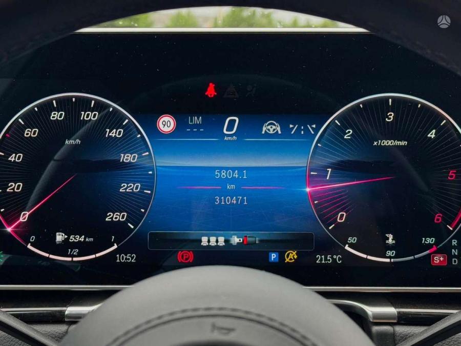 Pelēks Mercedes-Benz S 400 2021 Molėtai, ar dzinēja tilpumu 2.93 L un nobraukumu 310 tūkst. km par 67950 €, foto 21 vietnē AUTOMOTO.COM.LV