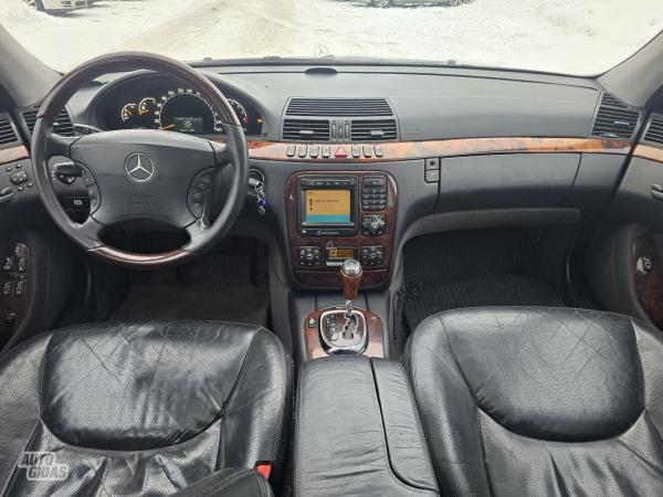 Mercedes-Benz S 400 2001 Viļņa, ar dzinēja tilpumu 4.00 L un nobraukumu 360 tūkst. km par 1600 €, foto 9 vietnē AUTOMOTO.COM.LV