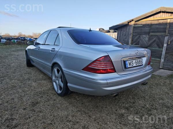 Mercedes-Benz S 400 2003 in Jekabpils, with an engine capacity of 4.00 L and mileage of 238 thousand km for 4000 €, photo 7 on AUTOMOTO.COM.LV