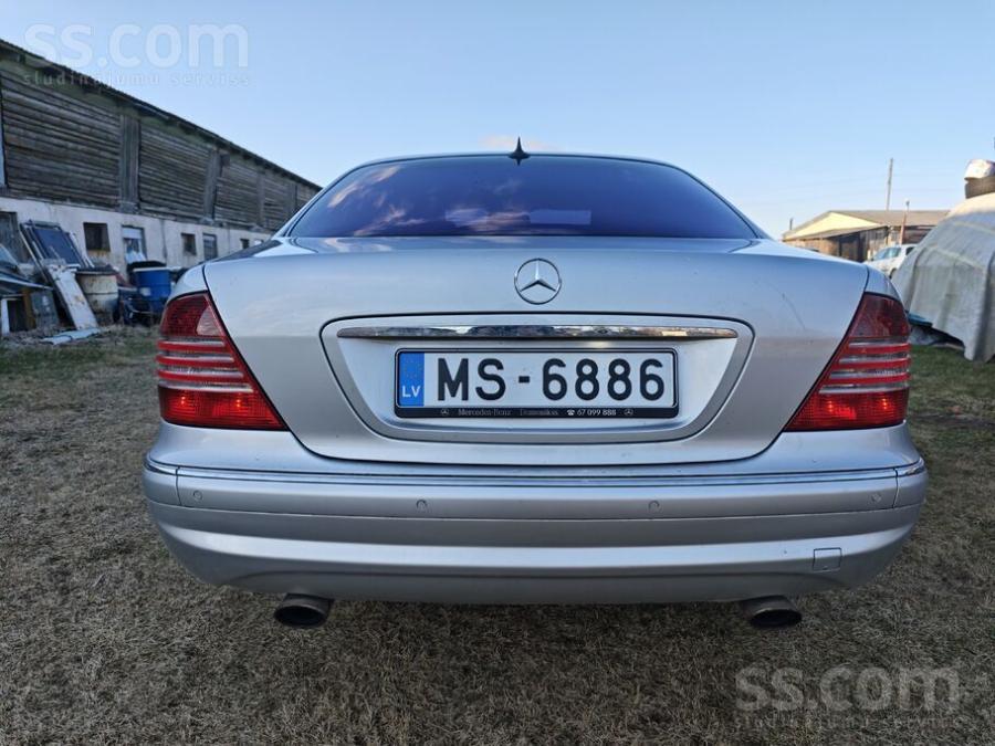 Mercedes-Benz S 400 2003 in Jekabpils, with an engine capacity of 4.00 L and mileage of 238 thousand km for 4000 €, photo 10 on AUTOMOTO.COM.LV