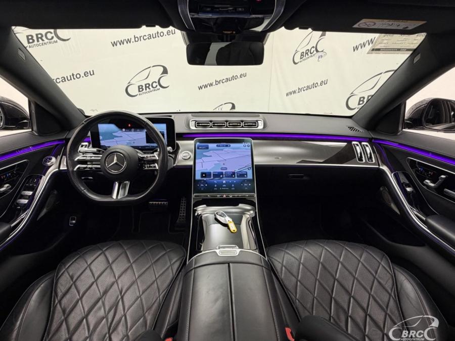 Mercedes-Benz S 400 2020 in Vilnius, with an engine capacity of 2.93 L and mileage of 133 thousand km for 65900 €, photo 4 on AUTOMOTO.COM.LV