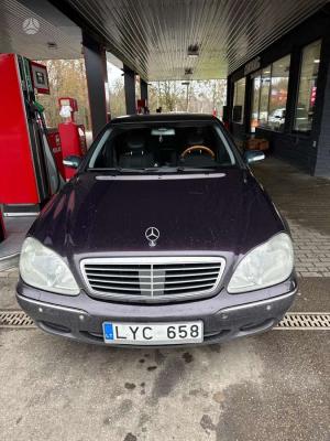 Violet Mercedes-Benz S 400 2002 in Vilnius, with an engine capacity of 4.00 L and mileage of 230 thousand km for 5450 €, photo 3 on AUTOMOTO.COM.LV