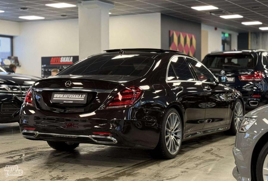 Violet Mercedes-Benz S 400 2018 in Klaipeda, with an engine capacity of 2.90 L and mileage of 246 thousand km for 42900 €, photo 12 on AUTOMOTO.COM.LV
