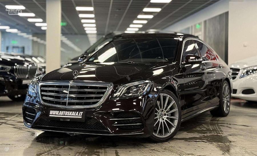 Violet Mercedes-Benz S 400 2018 in Klaipeda, with an engine capacity of 2.90 L and mileage of 246 thousand km for 42900 €, photo 14 on AUTOMOTO.COM.LV