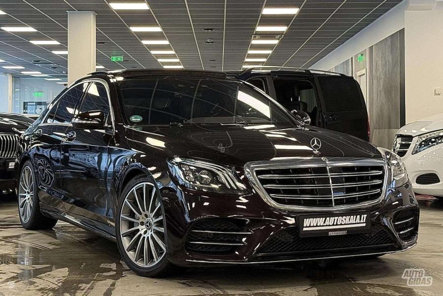 Violet Mercedes-Benz S 400 2018 in Klaipeda, with an engine capacity of 2.90 L and mileage of 246 thousand km for 42900 €, photo 15 on AUTOMOTO.COM.LV
