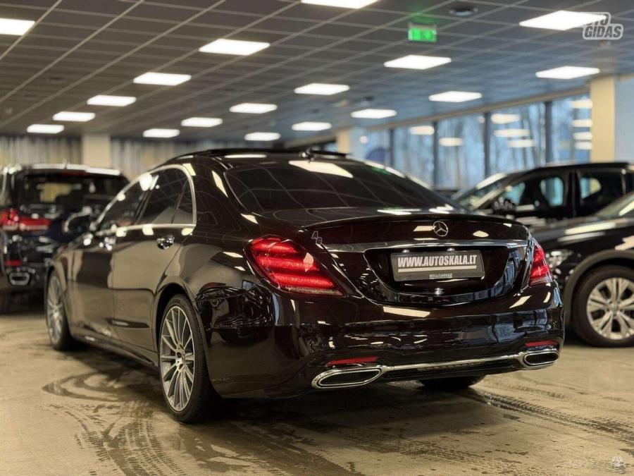 Violet Mercedes-Benz S 400 2018 in Klaipeda, with an engine capacity of 2.90 L and mileage of 246 thousand km for 42900 €, photo 21 on AUTOMOTO.COM.LV