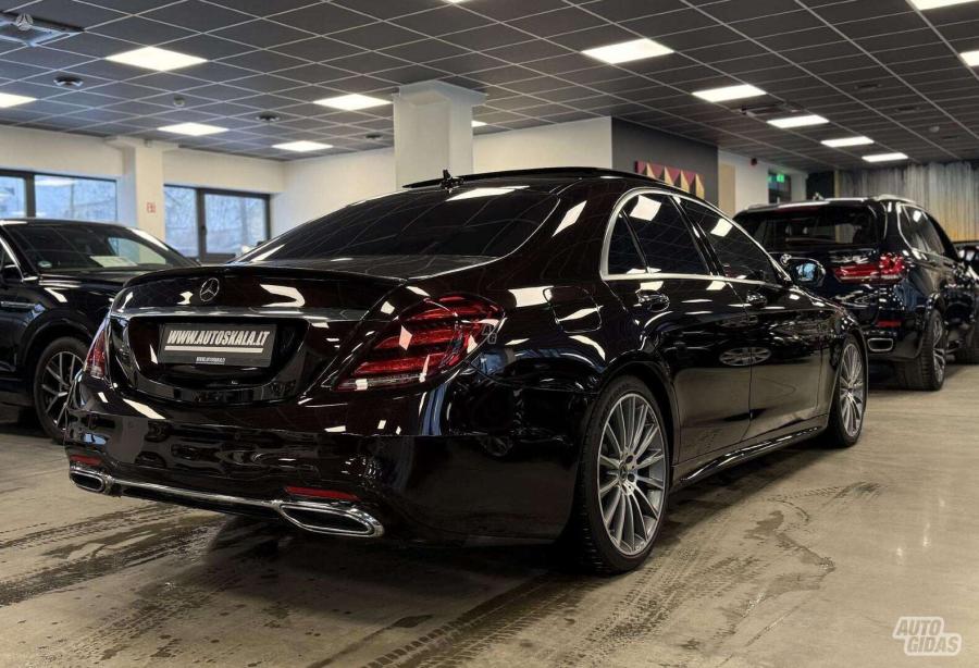 Violet Mercedes-Benz S 400 2018 in Klaipeda, with an engine capacity of 2.90 L and mileage of 246 thousand km for 42900 €, photo 31 on AUTOMOTO.COM.LV