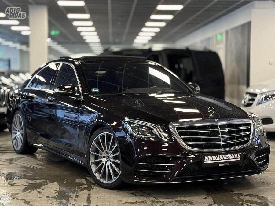 Violet Mercedes-Benz S 400 2018 in Klaipeda, with an engine capacity of 2.90 L and mileage of 246 thousand km for 42900 €, photo 32 on AUTOMOTO.COM.LV