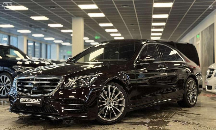 Violet Mercedes-Benz S 400 2018 in Klaipeda, with an engine capacity of 2.90 L and mileage of 246 thousand km for 42900 €, photo 34 on AUTOMOTO.COM.LV