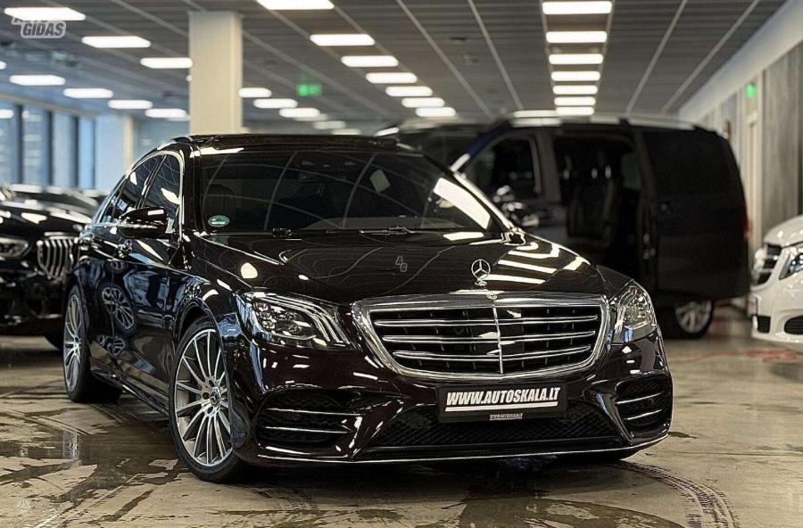 Violet Mercedes-Benz S 400 2018 in Klaipeda, with an engine capacity of 2.90 L and mileage of 246 thousand km for 42900 €, photo 36 on AUTOMOTO.COM.LV