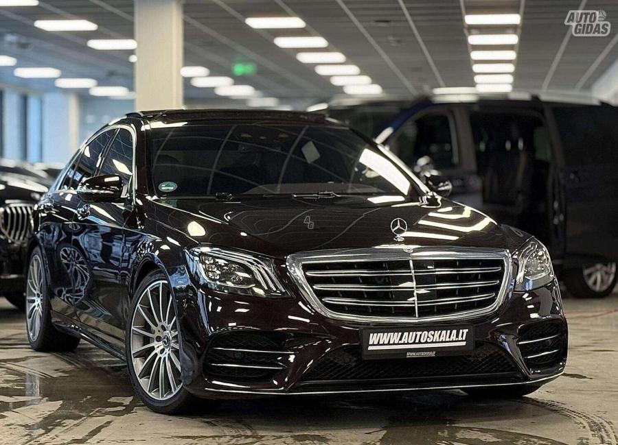 Violet Mercedes-Benz S 400 2018 in Klaipeda, with an engine capacity of 2.90 L and mileage of 249 thousand km for 42900 €, photo 1 on AUTOMOTO.COM.LV