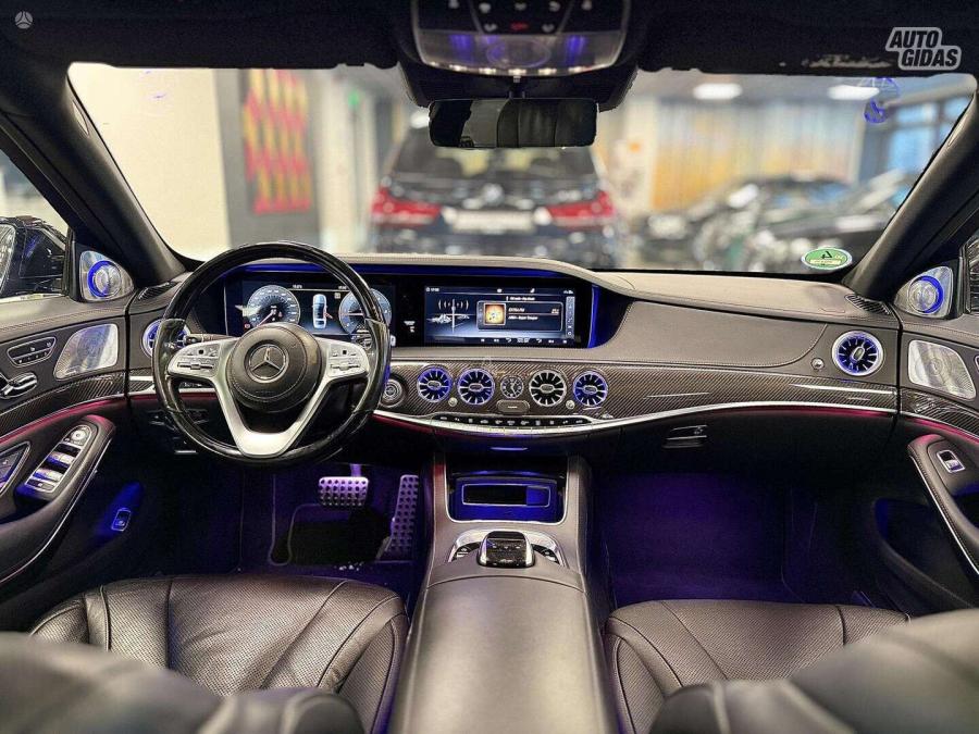 Violet Mercedes-Benz S 400 2018 in Klaipeda, with an engine capacity of 2.90 L and mileage of 249 thousand km for 42900 €, photo 5 on AUTOMOTO.COM.LV