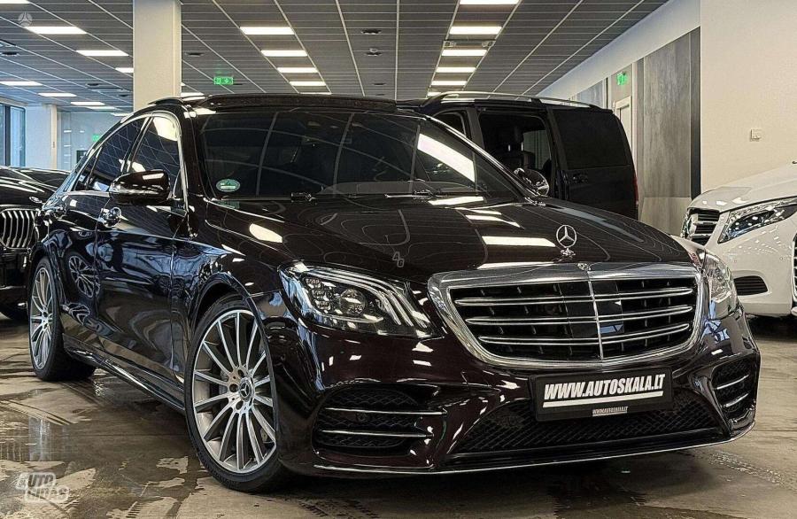 Violet Mercedes-Benz S 400 2018 in Klaipeda, with an engine capacity of 2.90 L and mileage of 249 thousand km for 42900 €, photo 9 on AUTOMOTO.COM.LV