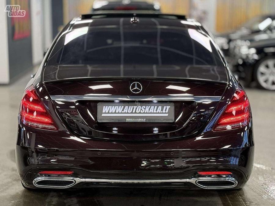 Violet Mercedes-Benz S 400 2018 in Klaipeda, with an engine capacity of 2.90 L and mileage of 249 thousand km for 42900 €, photo 14 on AUTOMOTO.COM.LV