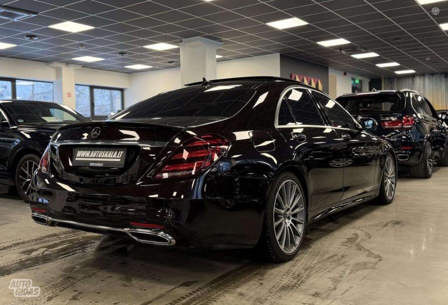 Violet Mercedes-Benz S 400 2018 in Klaipeda, with an engine capacity of 2.90 L and mileage of 249 thousand km for 42900 €, photo 15 on AUTOMOTO.COM.LV